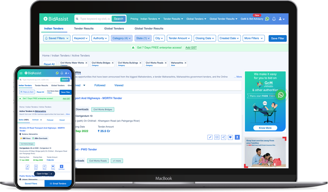 Subscribe to BidAssist & Download Tender Documents with ease at the ...